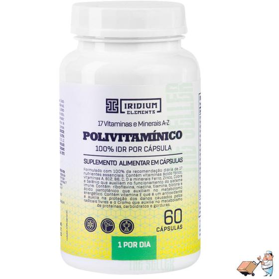 Polivitaminico 100% idr por cápsula-iridium labs-60 cápsulas - KIMERA ...