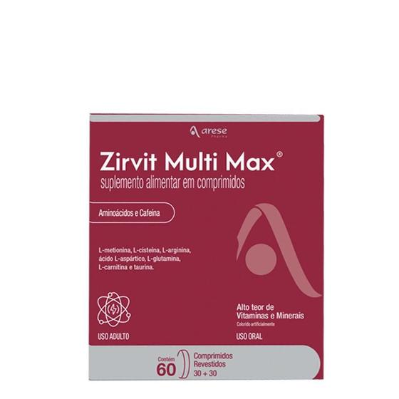 Polivitamínico Zirvit Multi Max 60 Comprimidos - Arese ...