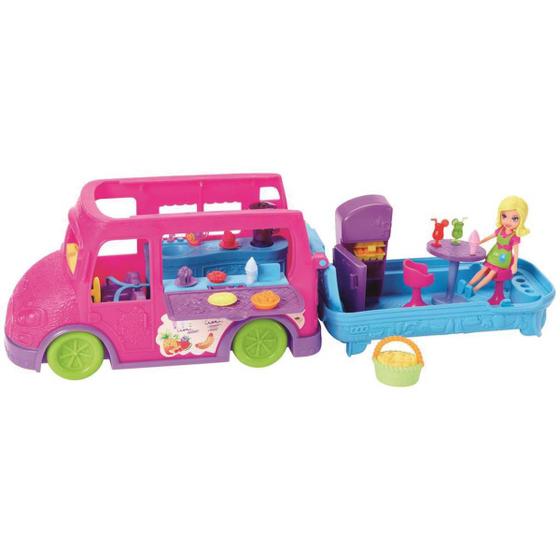 Polly Food TRUCK 2 em 1 - Mattel - Food Truck Infantil - Magazine Luiza