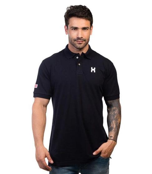 Polo Masculina Preta - TXC - Camisas Pólo Masculinas - Magazine Luiza