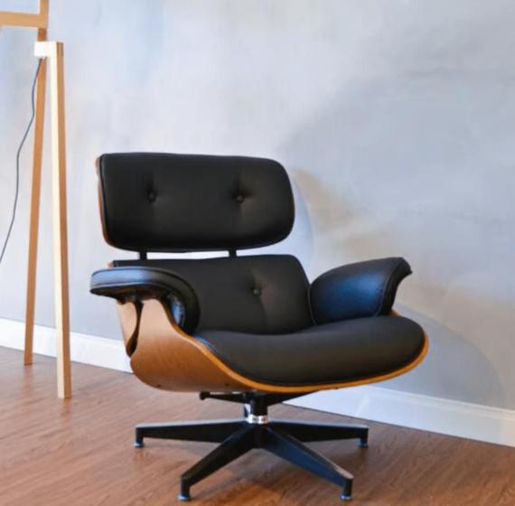 Poltrona Charles Eames Preto Rivatti - Poltronas - Magazine Luiza
