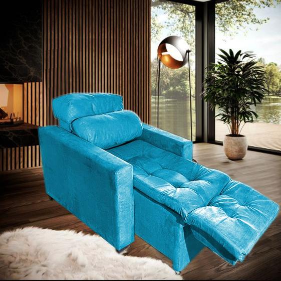 Poltrona Retratil e Reclinavel Com Rodape Reclinavel Madri - Beatriz ...