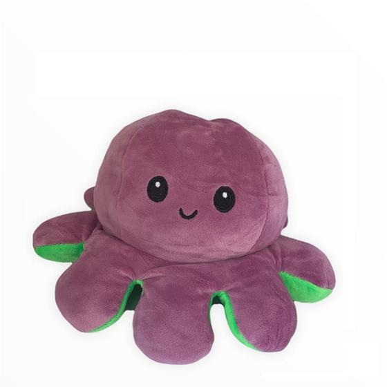 Polvo Pelúcia Reversível Humor Roxo Feliz E Verde Bravo - Pelucia ...