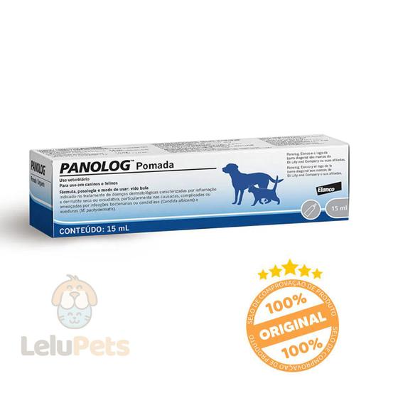 Pomada Anti-inflamatória para Cachorro e Gato Panolog 15ml - Elanco ...