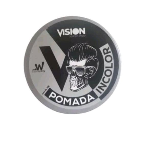 Pomada Capilar Incolor Vision Barbearia 70g - Pomada para Cabelo ...