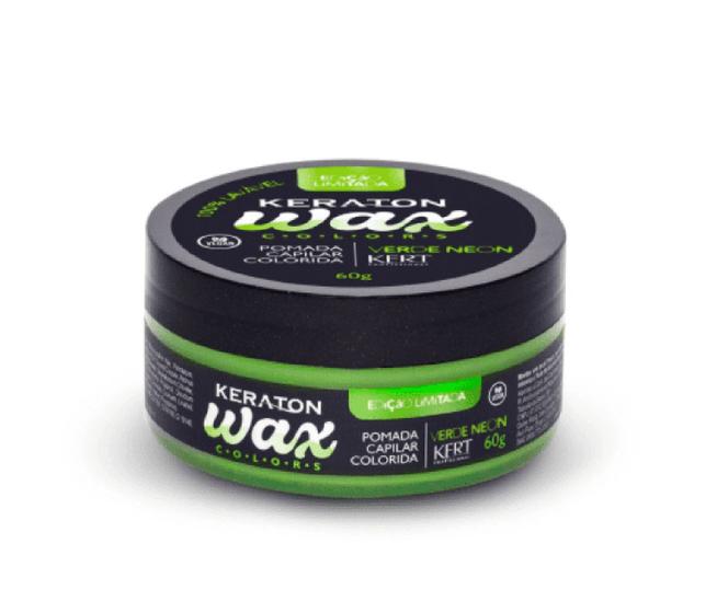 Pomada Capilar Keraton Wax Verde Neon 60g - Kert - Pomada para Cabelo ...