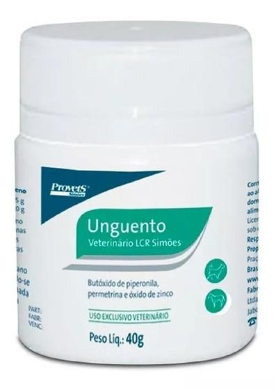 Pomada Cicatrizante Larvicida Unguento Simões P/ Cães Bovinos Equinos ...