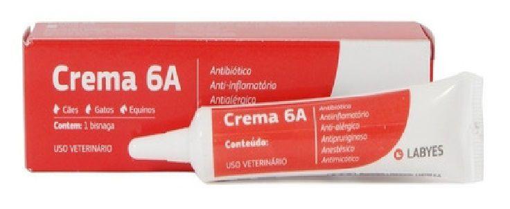 Pomada Crema 6A - 15g - Labyes - Dermatológico - Magazine Luiza