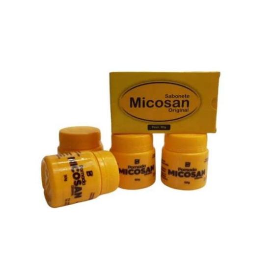Pomada e Sabonete Micosan Kit clarear avançado - Natyflora - Sabonete ...