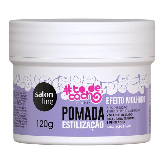 Pomada Estilização Efeito Molhado Definição Salon Line 120g - Pomada ...