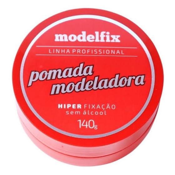 Pomada Modeladora Hiper Fixação Linha Profissional ModelFix Sem Álcool ...