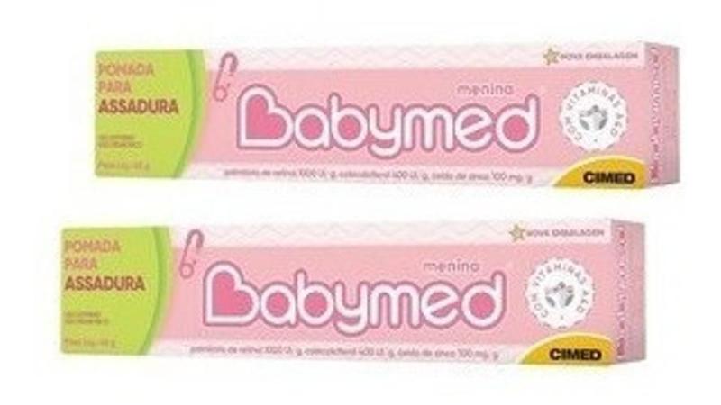 Pomada Para Assaduras Babymed 45G - Rosa - Cimed - Creme/ Pomada para ...