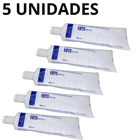 Pomada Queimadura Kit com 5 Unidades Ferida Crônica Aguda Dermoabrasões ...