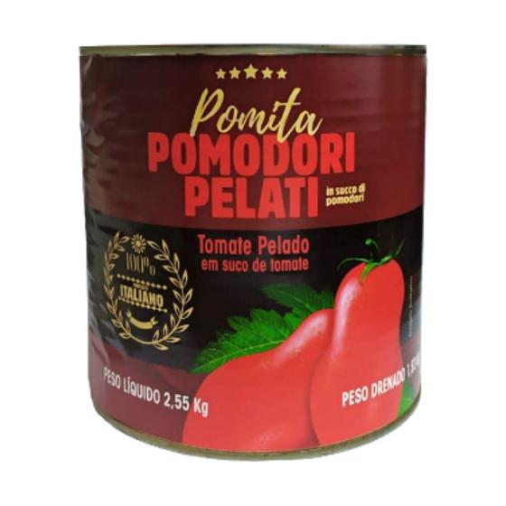 Pomita Tomate Pomodori Pelati Italino Importado Lata 2,5 kg - Tomate ...