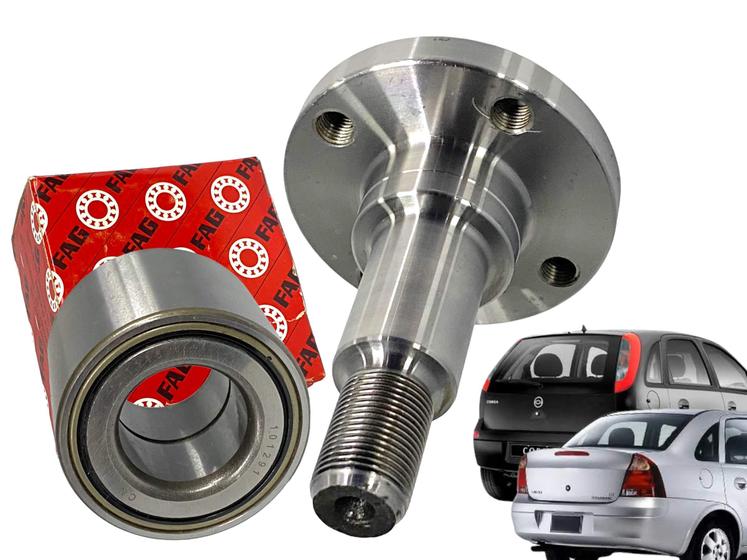 Ponta de Eixo Traseiro + Rolamento de Roda Novo Corsa Hatch/Sedan Todos ...