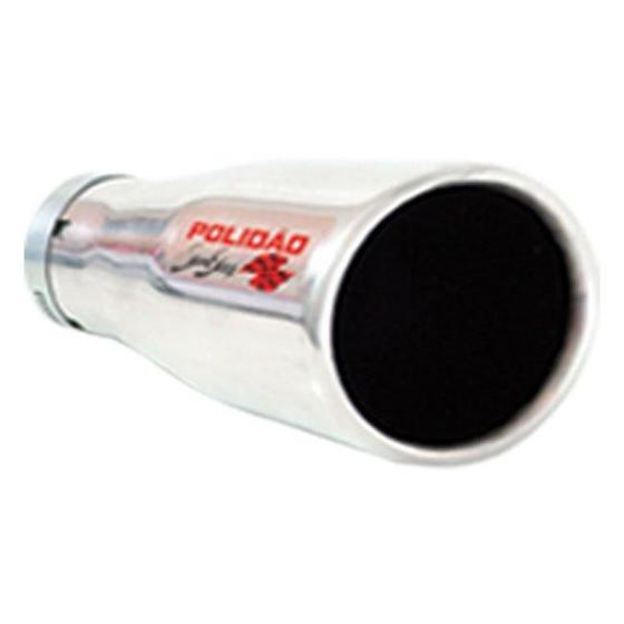 Ponteira de Escapamento Esportivo Alumínio O1 1 3/4 polegadas A 2 polegadas - Polidao - Ponteira ...