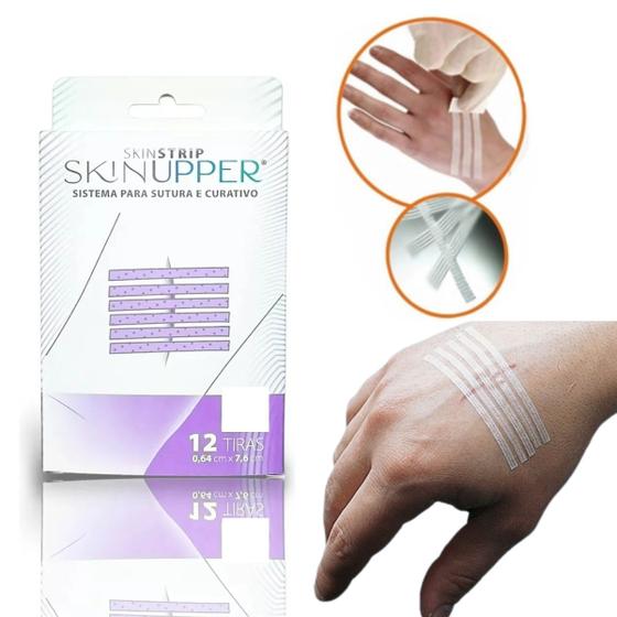Ponto falso curativo skinupper 12 tiras - Curativo - Magazine Luiza
