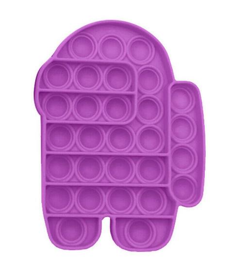 Pop It Fidget Poppet Toy Among Us Bubble Anti Stress Envio Já - Amauri ...