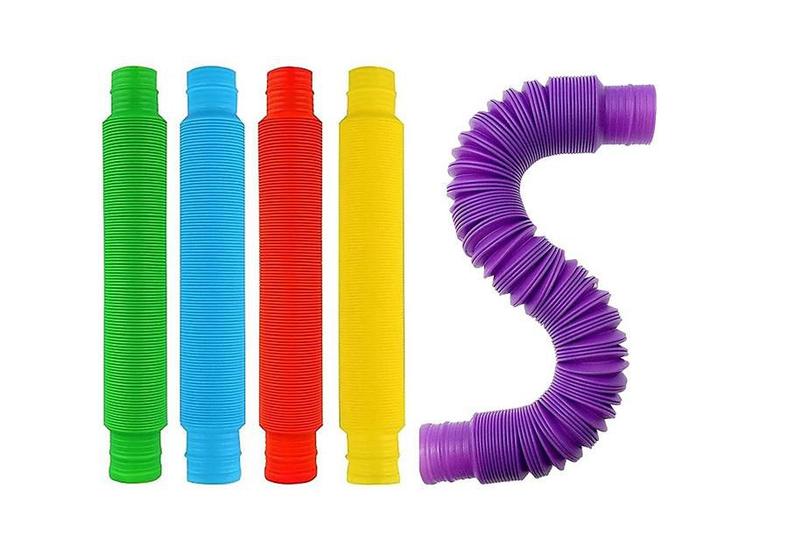 Pop Tube Fidget Toy Brinquedo Com Led- 1 un - Tube tube - Pop It Fidget ...