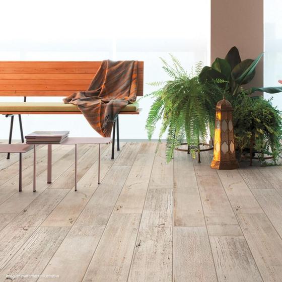 Porcelanato Natural Californian Wood 20x120cm Cinza - Portobello - Piso ...