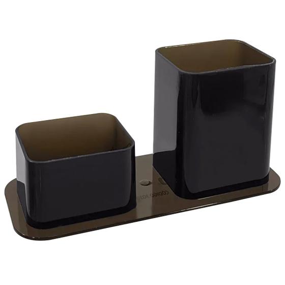 Porta Caneta E Clips Dellocolor Porta Objetos Organizador De Mesa ...