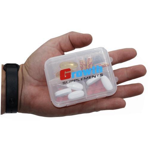 Porta Capsula Comprimido Vitamina Diario Semanal 8 Divisoes - Growth ...