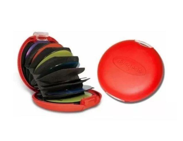 Porta CD/DVD Discgear 20 mídias portátil - Estojo para CD / DVD ...
