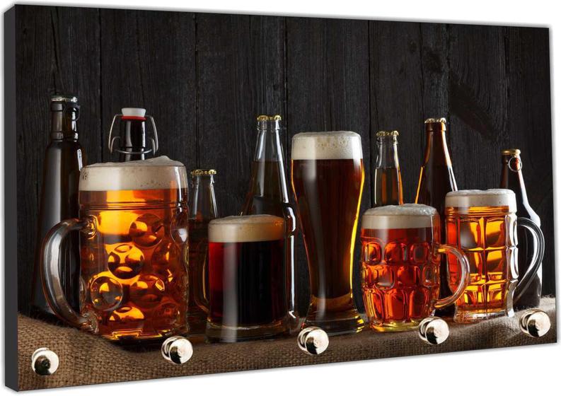 Porta Chaves Cerveja Chop Bebidas Bar Decorar - Vital Quadros Do Brasil ...