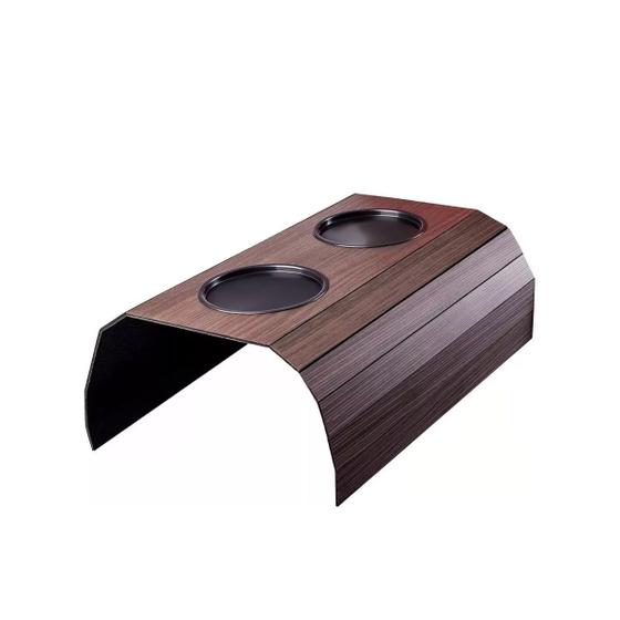 Porta Copo Braço Sofa 2 Lugares Bandeja Esteira Madeira Flexível ...