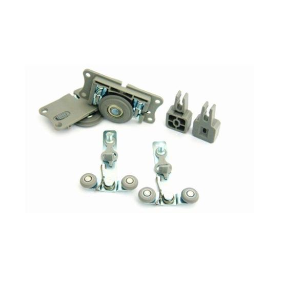Porta Correr Kit Ro 44 Madeira / Alumínio com Guia 4025 RO44 - Rometal ...