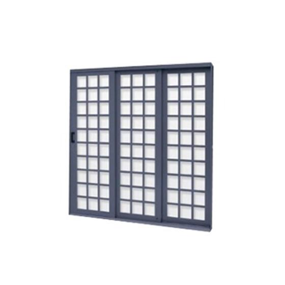 Porta de Correr Lateral 3 Folhas Quadrada Esquerda 213x200x14 Ref. 1083 ...