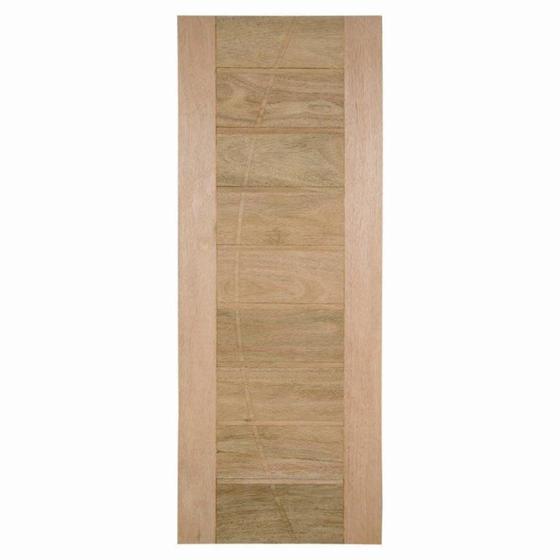 Porta de Madeira PE305 Esel 210cm x 110cm Cedro Mara - Porta - Magazine ...