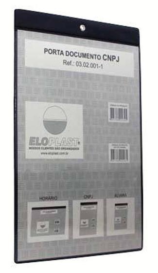 Porta documento CNPJ vertical ofício - Eloplast - Organização de ...