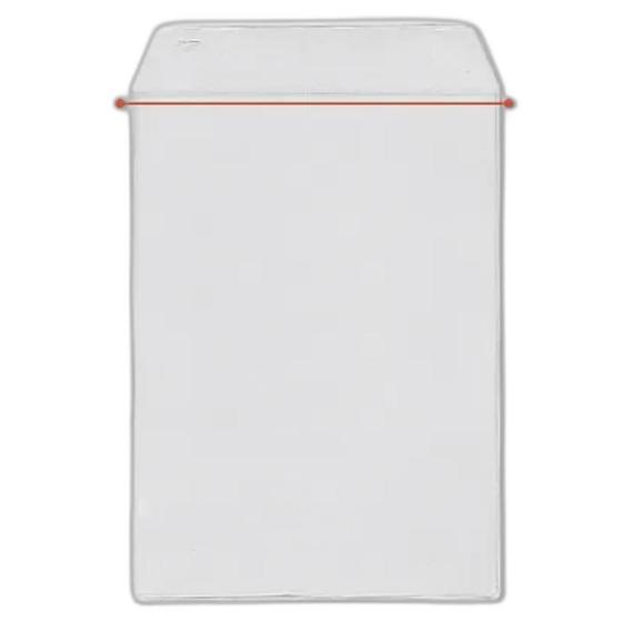 Porta Documento Médio 12x16cm Pacote 100un Protetor de Plástico PVC ...