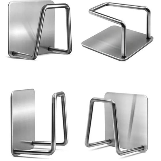 Porta Esponja Inox Com Ventosa Suporte P/ Pia Cromado - Presentes Mima ...