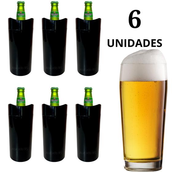 porta garrafa isopor 600ml camisinha de cerveja termica 6 un - ATACADO RS - Porta Garrafa ...
