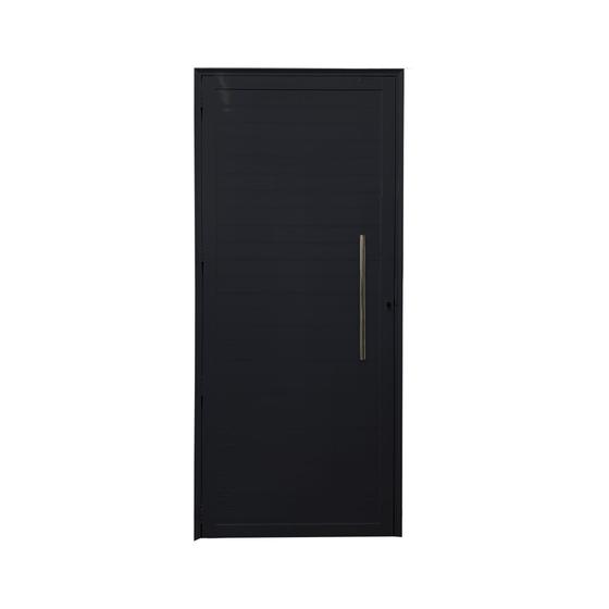 Porta Lambril Direita 210 X 90 Preto Com Puxador e Rolete - Brecorimo ...
