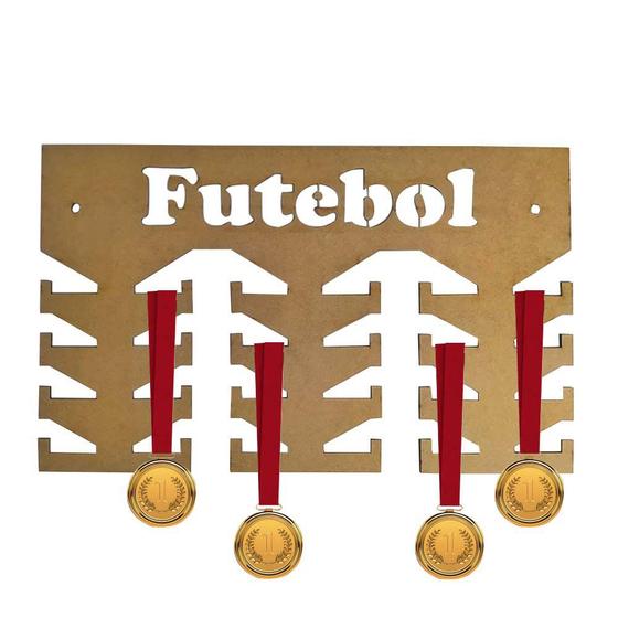 Porta Medalhas MDF Suporte Medalha Campeonato Futebol - PREMIER ...