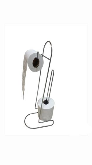Porta Papel Banheiro Aluminio Dispenser Papel Higiênico 4 rolos - MA ...