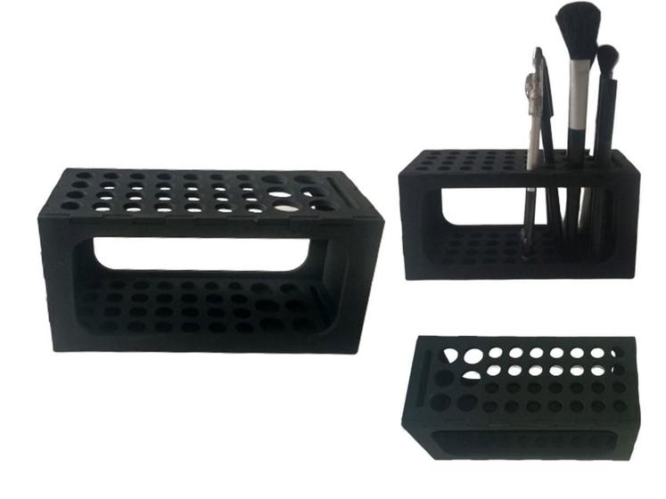 Porta Pincel Maquiagem Suporte De Pincel Para Make - Mongarte Laser ...