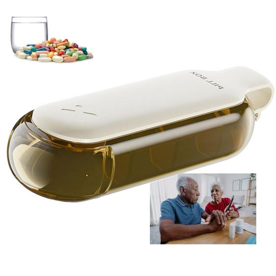 Porta Remedio Comprimido Pilula Capsula Compartimendo Divisoria Estojo ...