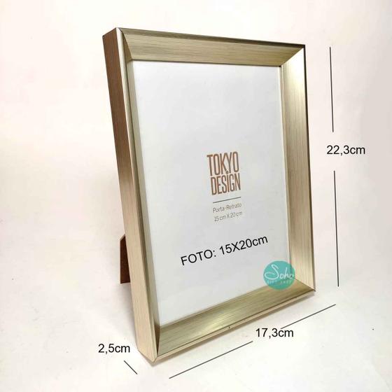 Porta Retrato Basic Tokyo Design Moldura MDF 15x20cm - Porta-Retrato ...