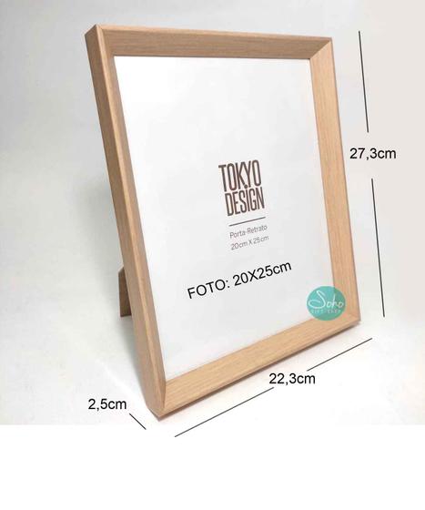 Porta Retrato Basic Tokyo Design Moldura MDF 20x25cm - Porta-Retrato ...