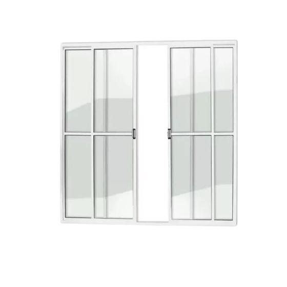 PORTA SACADA 4 FOLHAS 210x200 COM TRINCO BRANCO LINHA 20 MODULAR ...