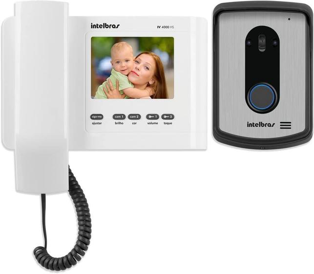 Porteiro Eletronico Intelbras Campainha Com Câmera Intelbras Iv 4010 ...