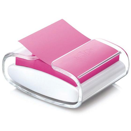 POST-IT TRANSPARENTE/BRANCO + Bloco 76MMX76MM Rosa - 3M - Bloco Adesivo ...