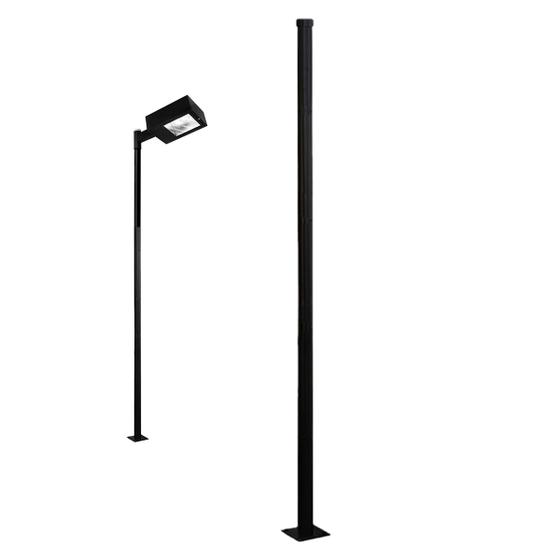 Poste Iluminaçao Publica Aço 3 Metros Pintura Eletrostatica Suporte ...