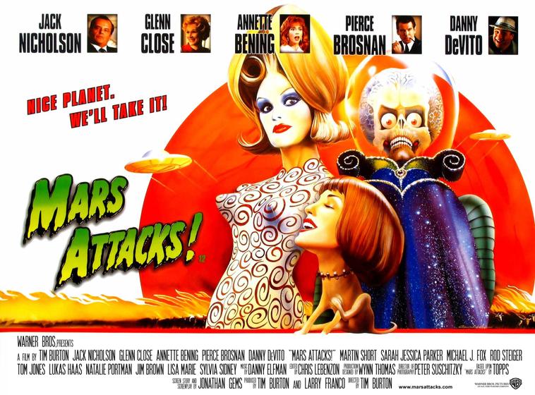 Poster Cartaz Marte Ataca B - Pop Arte Poster - Pôster - Magazine Luiza