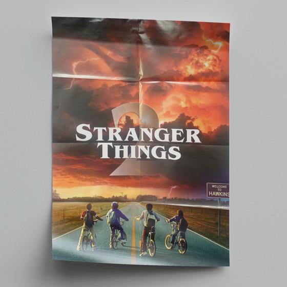 Pôster / Cartaz - Stranger Things 2 - A1: 89x54cm - Fábrica de Pôster ...