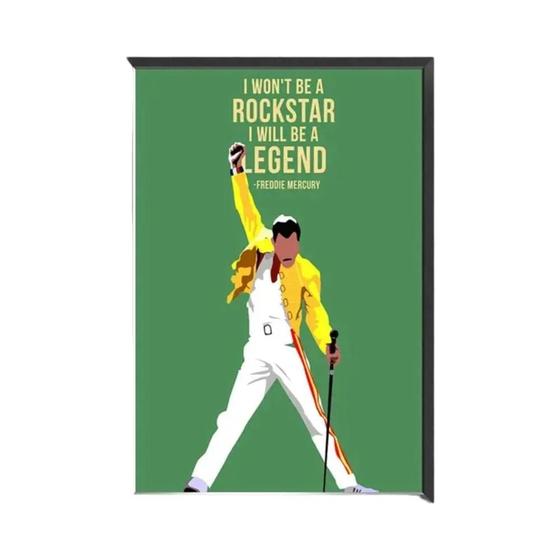 Pôster De Papel Kraft Retrô Branco Queen Band Music Adesivo DIY ...